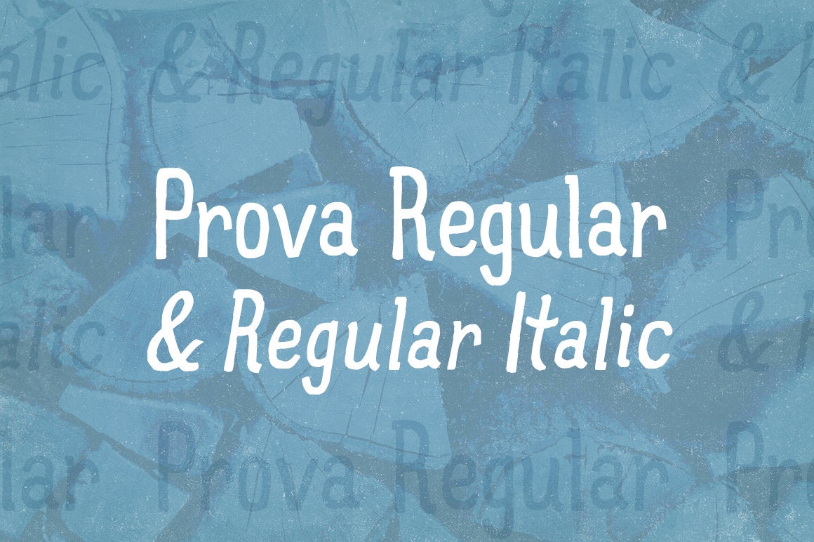 Prova 7-font Family digital Downloads Friendly Condensed Hand-drawn ...