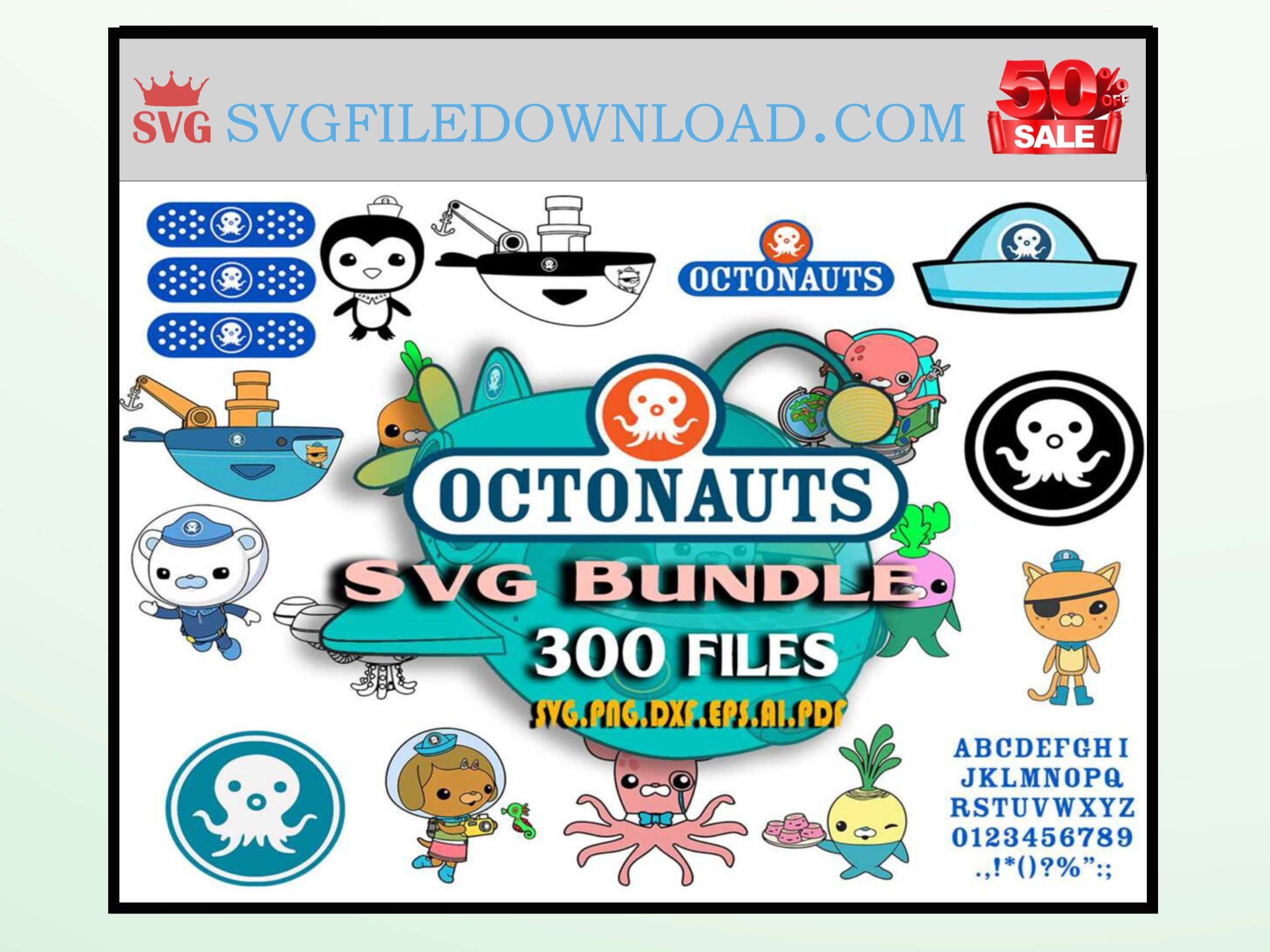 Top SVG Octonauts Svg Bundle 300 Files - Etsy