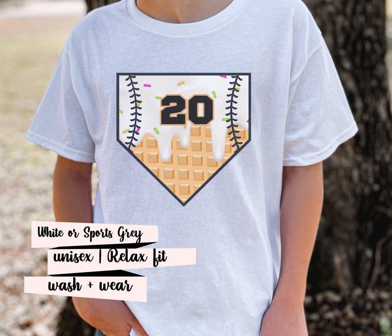 Kids Baseball Shirt Drip Personalized T-shirt for Game Day Sport Tee ...