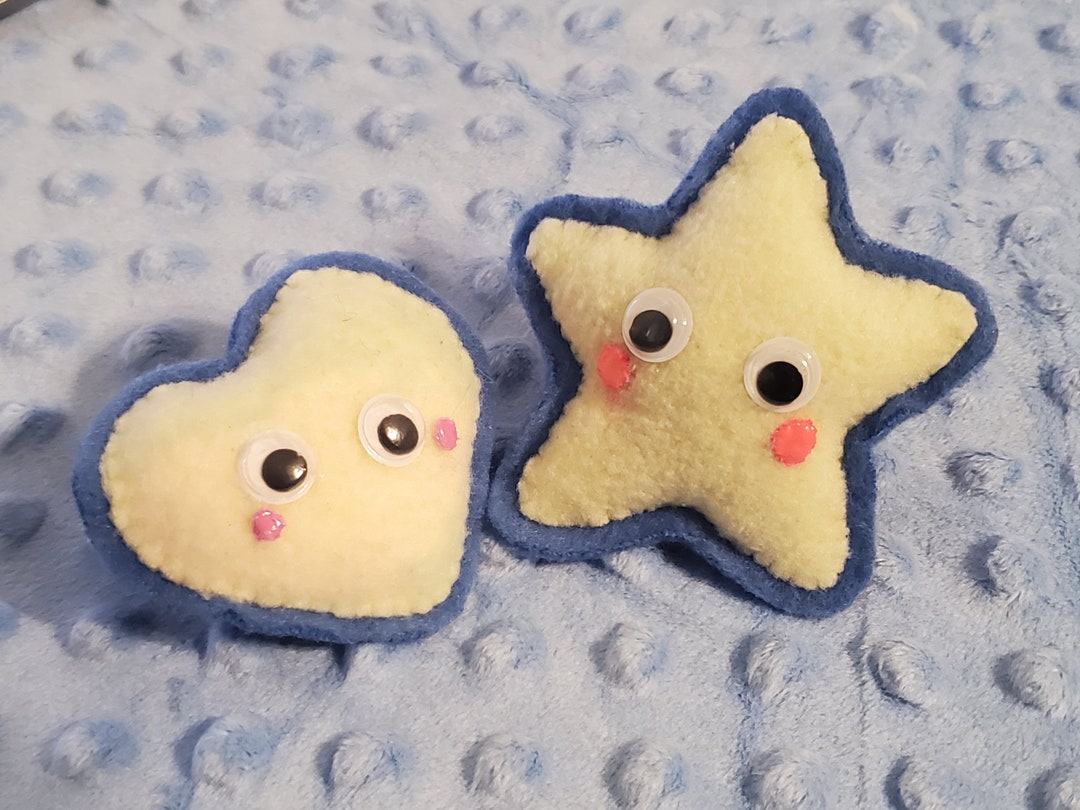 Kidcore Star and Heart Pin - Etsy