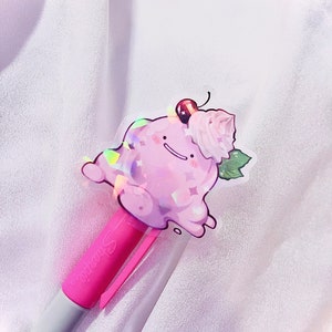 Cute Kawaii Pink Dillo Ditzy Jello Semi-transparent/clear - Etsy