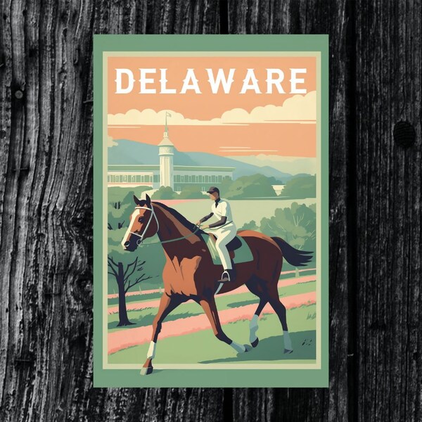 Delaware Poster - Etsy