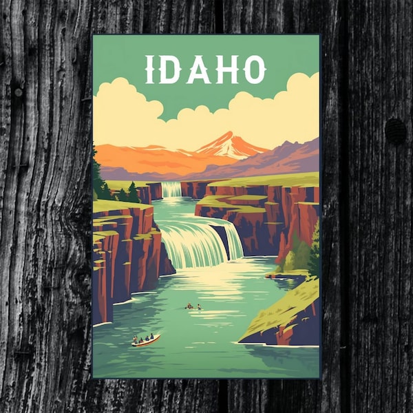 Idaho Poster - Etsy