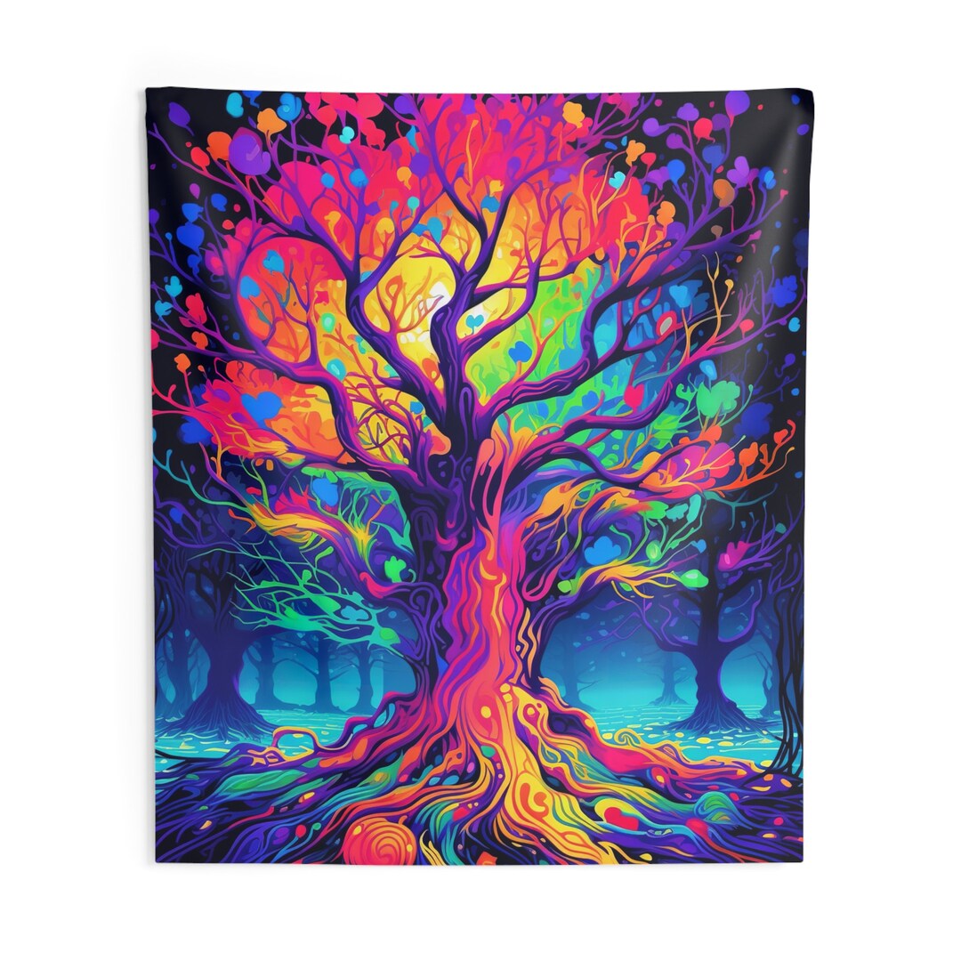 Enchanted Forest Tapestry Wall Art Gift Idea Home Decor - Etsy