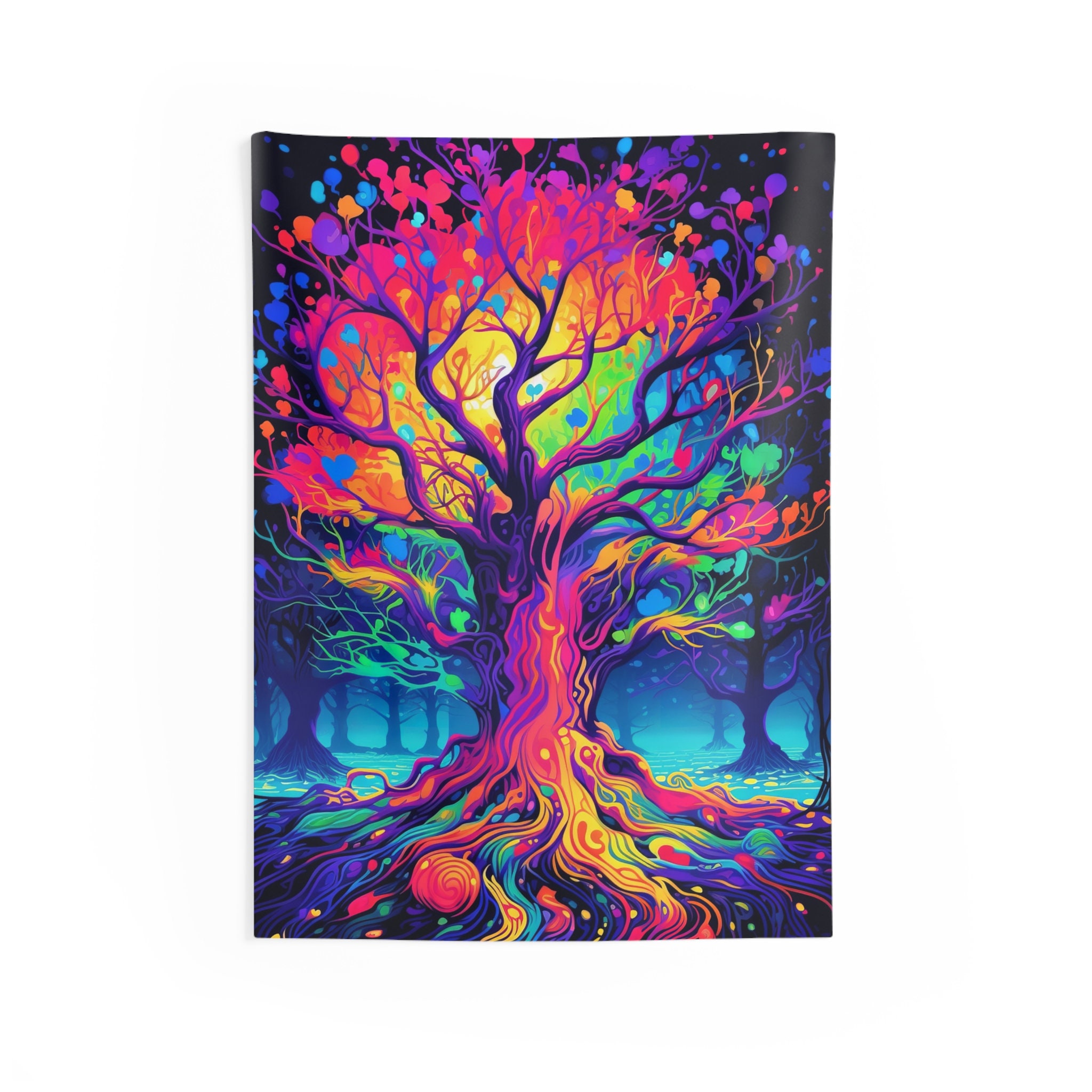 Enchanted Forest Tapestry Wall Art Gift Idea Home Decor - Etsy