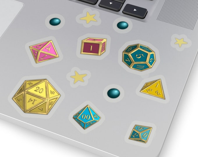 D20 Pansexual Pride Dnd Dice Sticker, Dungeons and Dragons Geek Nerd ...