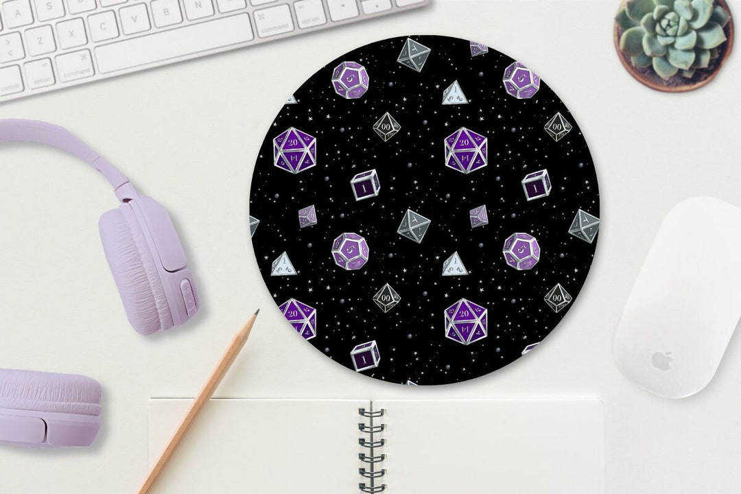 D20 Asexual Pride Dnd Dice Mouse Pad, Dungeons and Dragons Geek Nerd ...