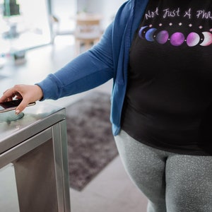 Not Just a Phase Genderfluid Pride Moon Phases Shirt (with Text), Pride ...