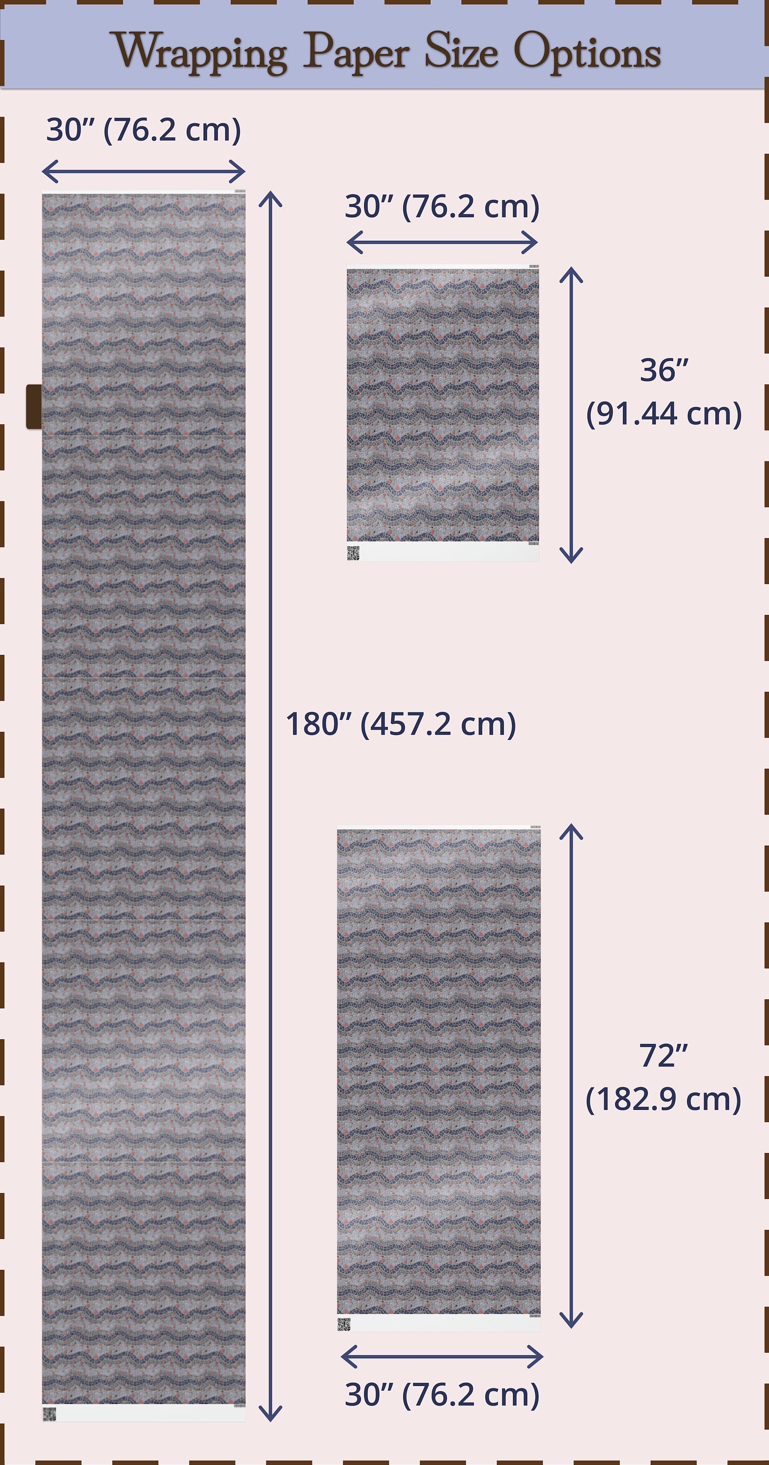 Colorful Baking Wrapping Paper, Baker Gift, Holiday Bakery Gift Wrap ...