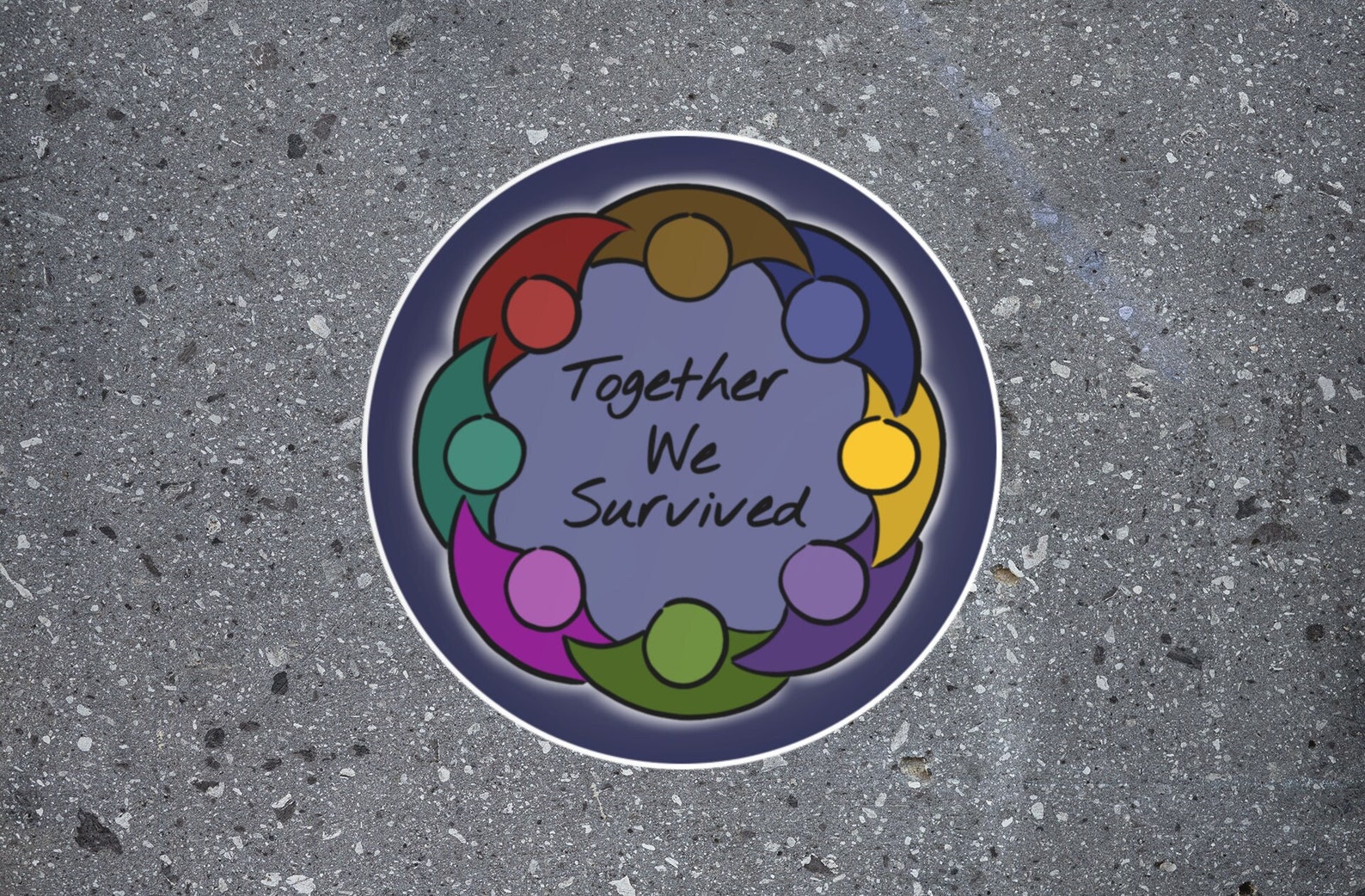 Together We Survived Dissociative Identity Disorder Vinyl Sticker, DID ...