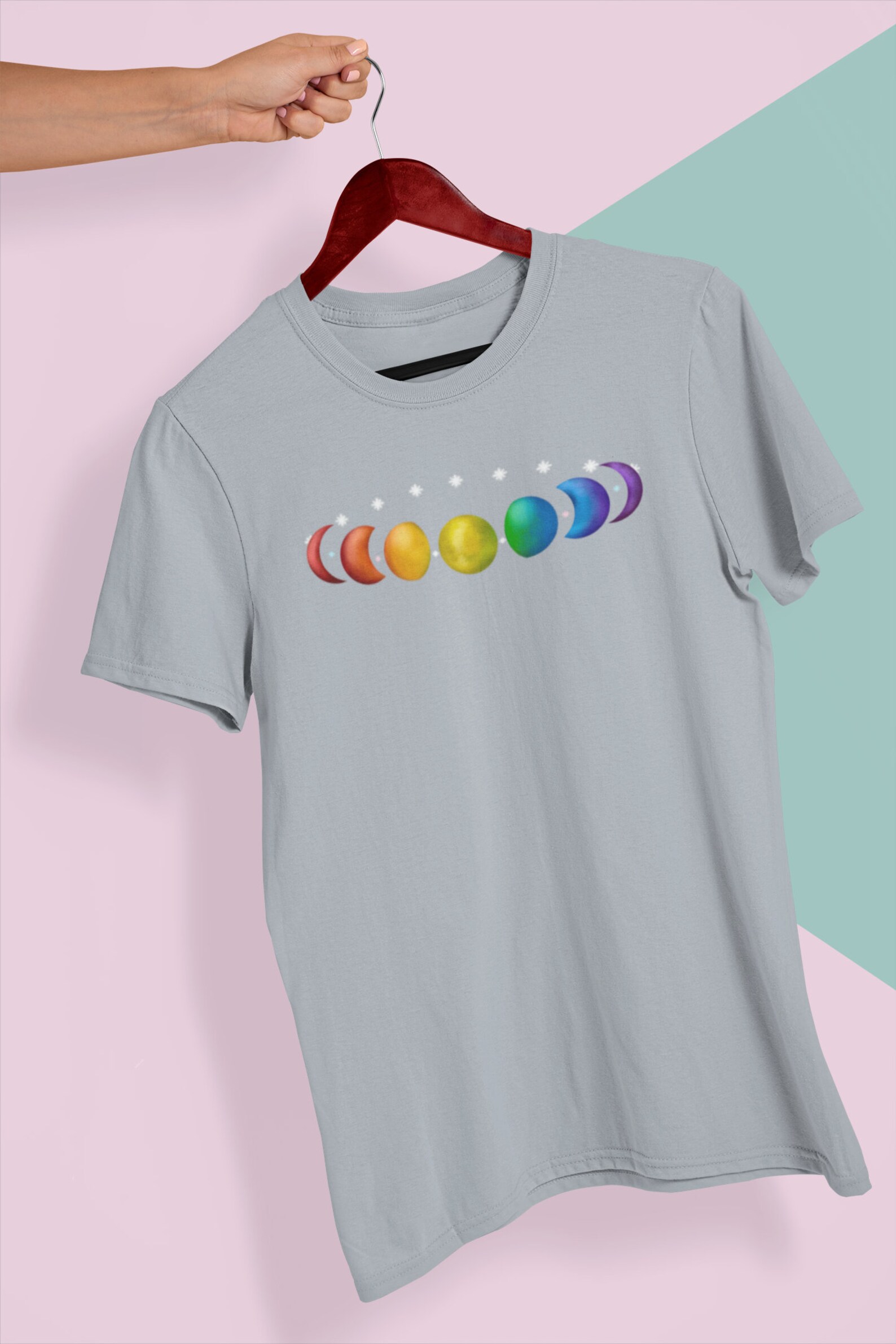 Not Just a Phase Rainbow LGBT Pride Moon Phases Shirt Pride - Etsy