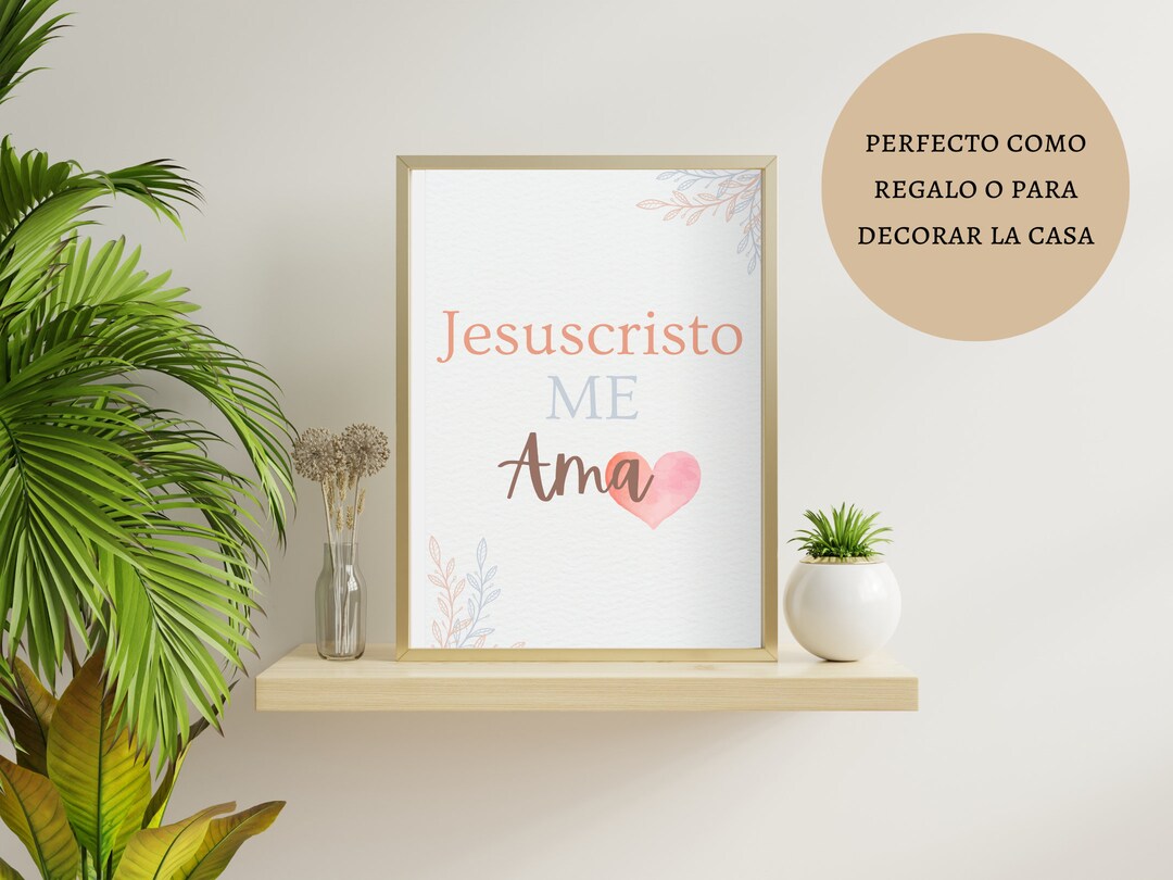 Jesus Loves Me, LDS Printable, Home Decor, LDS Message, LDS, Lds ...