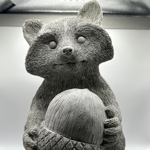 Raccoon Garden Statues - Etsy
