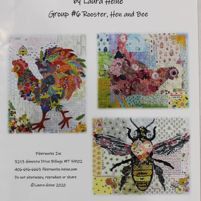 Laura Heine Collage Patterns - Etsy