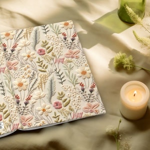 Boho Wildflower Journal | Cottagecore Beige Daisy Flowers Meadow Pretty ...