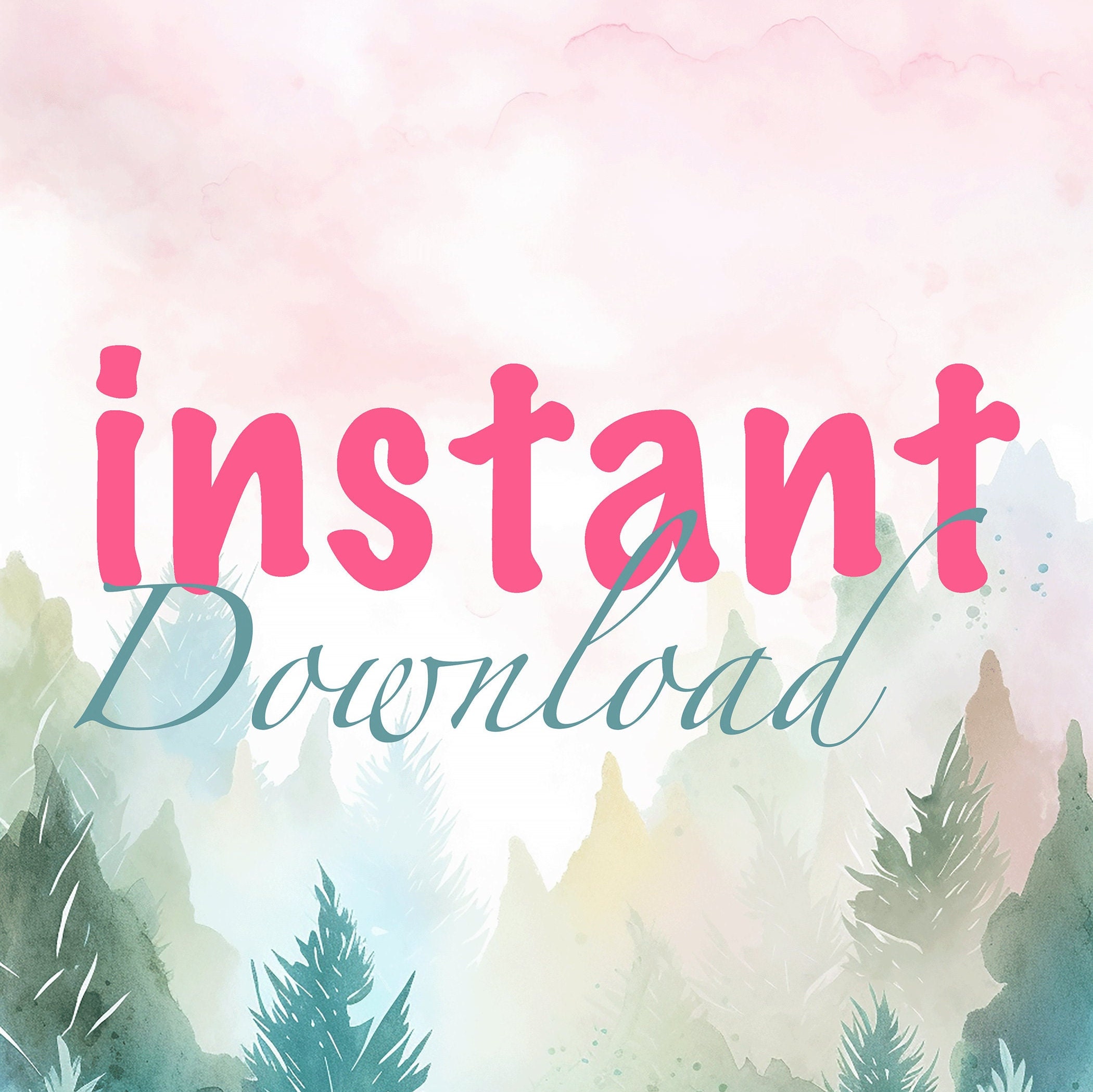 Printable Mountain Lion Art, Watercolor Wall Decor, Earth Tone Colors ...