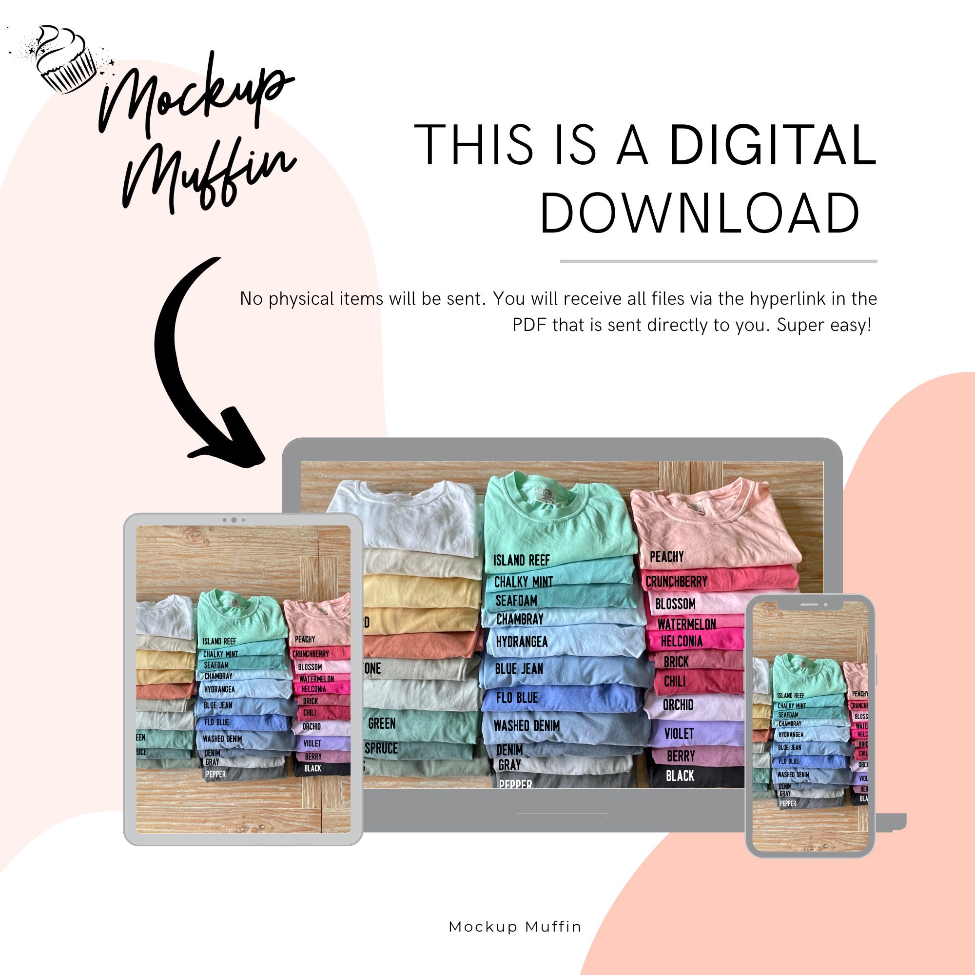 Ultimate Comfort Colors T-shirt Color Chart and Video for Stunning ...