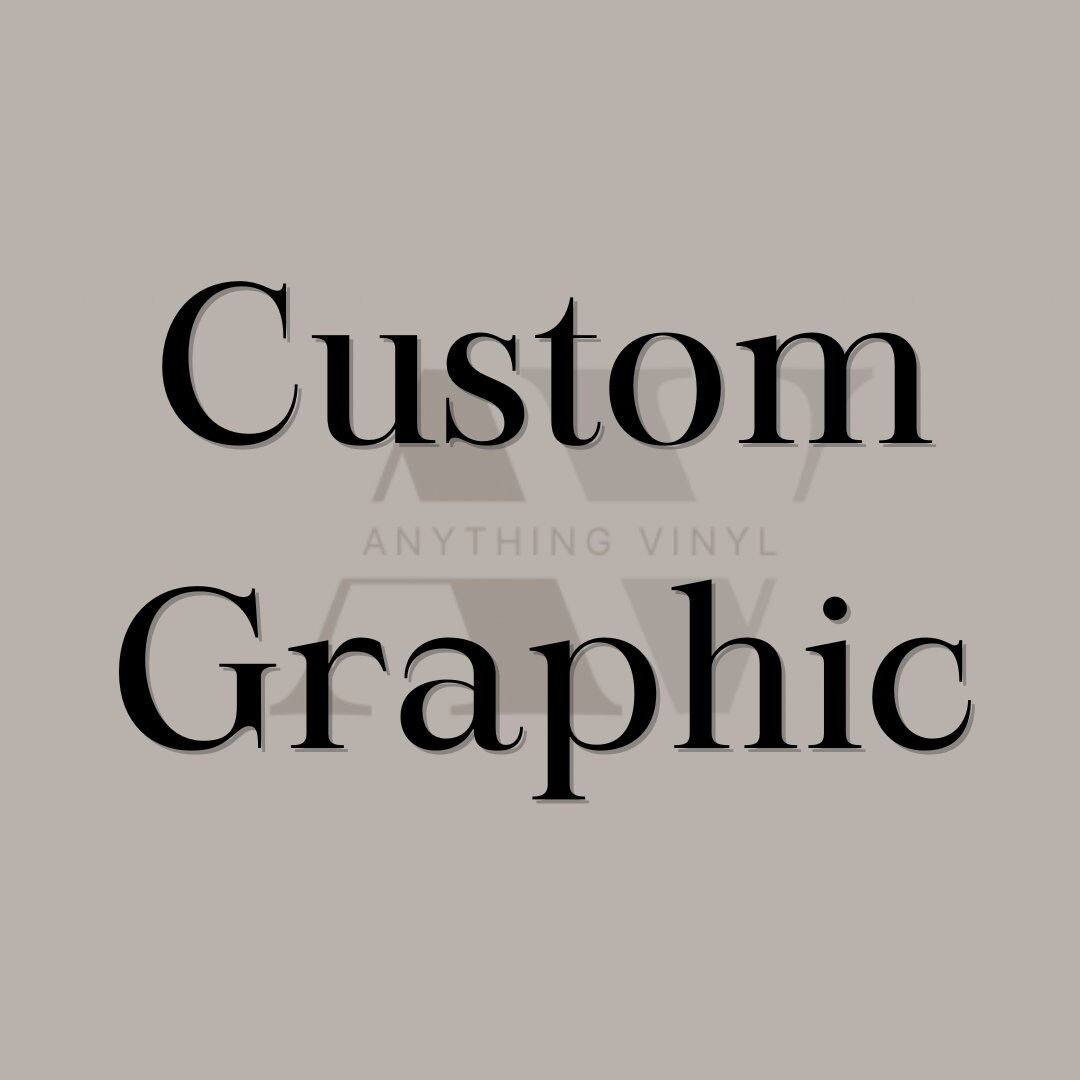 Custom Graphic Decal - Etsy