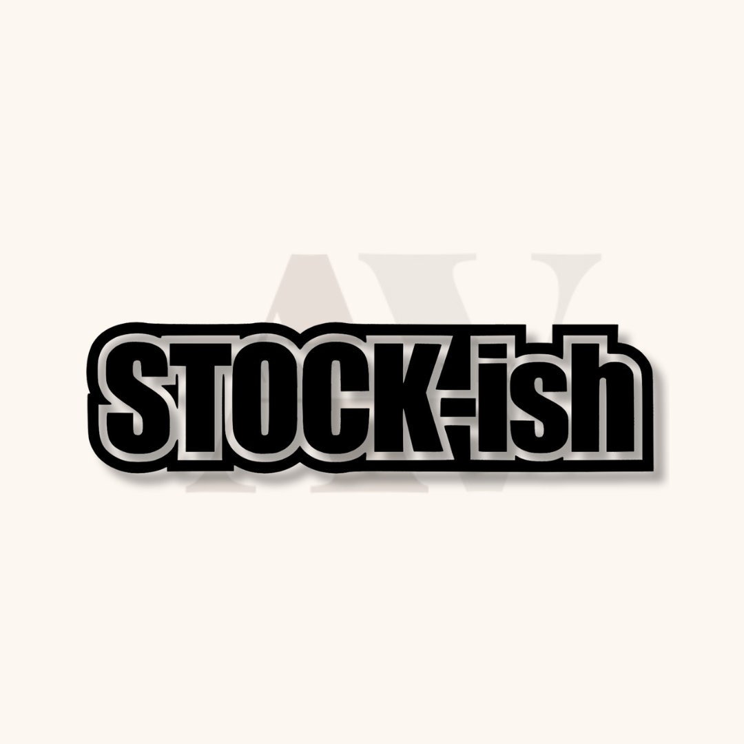 Stock-ish Vinyl Decal - Etsy
