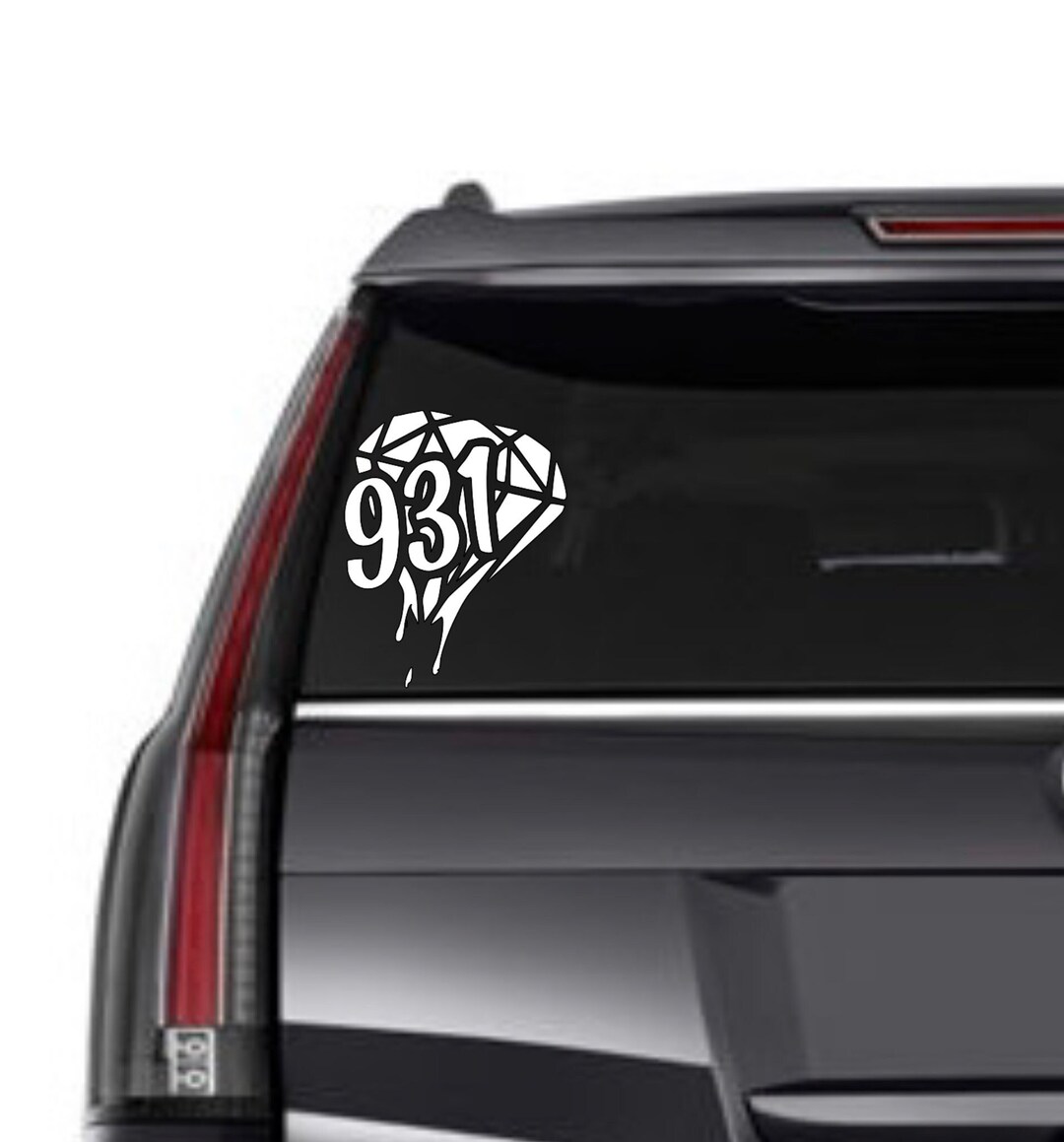 Custom Drippy Area Code Diamond Decal - Etsy