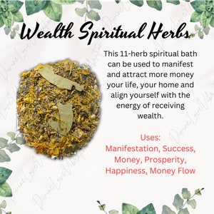 Money Herbs, 11 Herbs for Attracting Wealth, Money Spiritual Bath ...