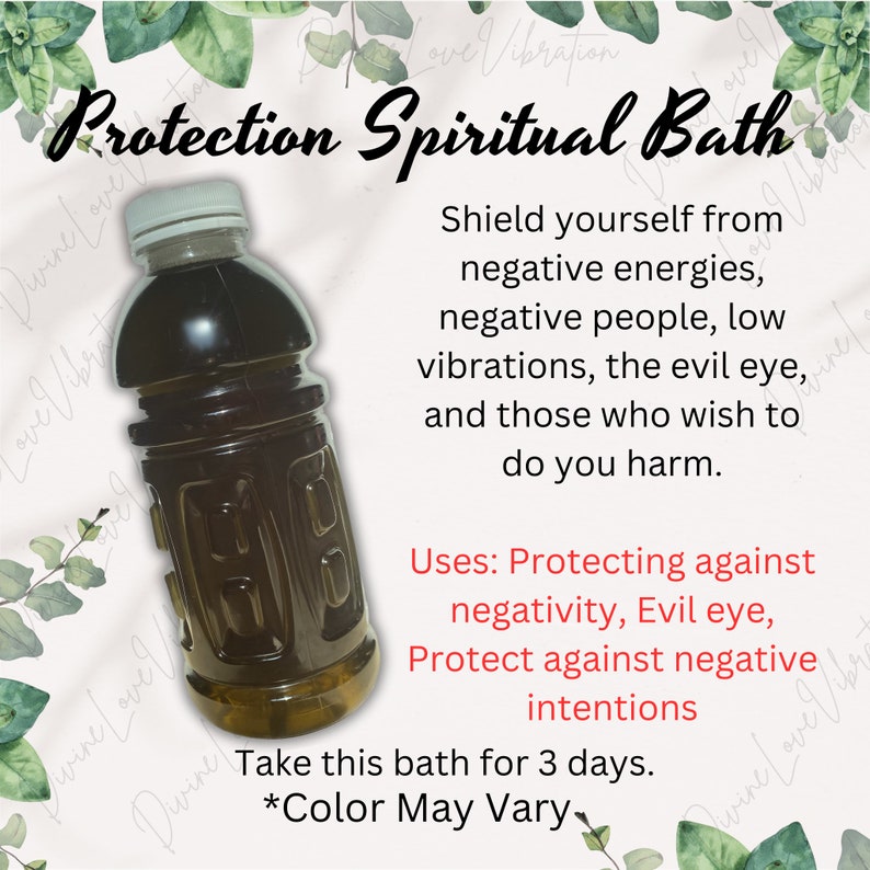 Spiritual Baths, Cleansing Bath, Protection, Road Opening, Uncrossing Bath, Hex Removal ...