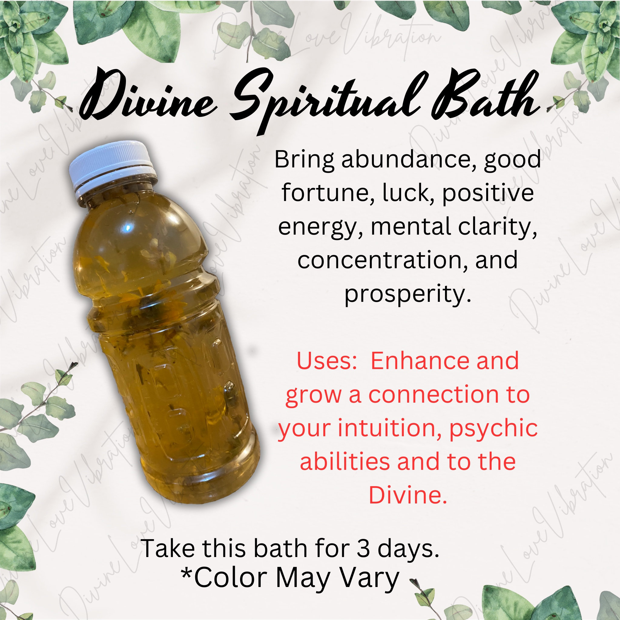 Spiritual Baths, Cleansing Bath, Protection, Road Opening, Uncrossing ...