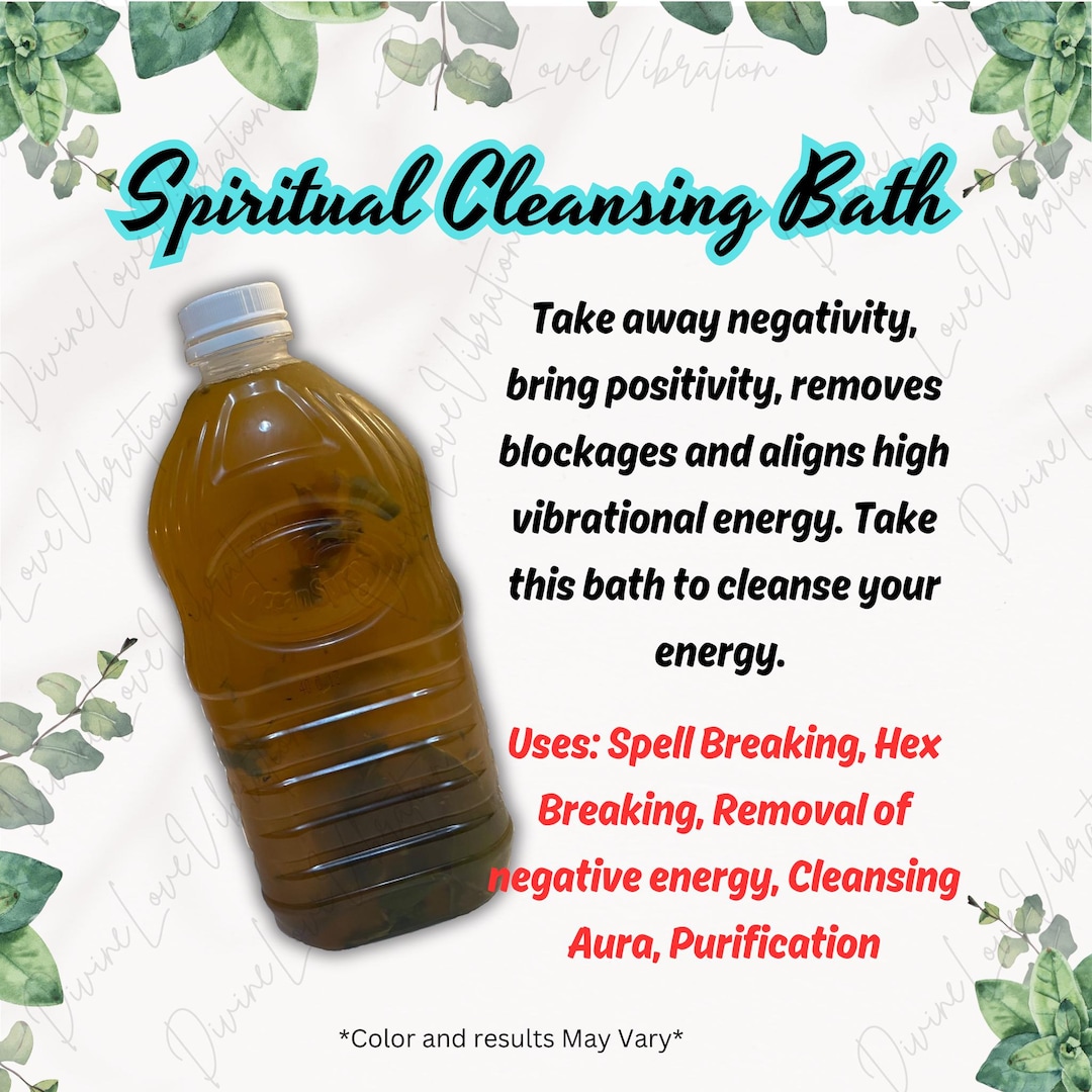Spiritual Cleansing Bath, Fixed Bath, Spiritual Bath, Spiritual Cleanse ...