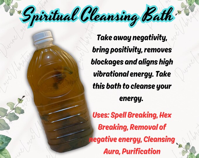 Spiritual Cleansing Bath, Fixed Bath, Spiritual Bath, Spiritual Cleanse ...