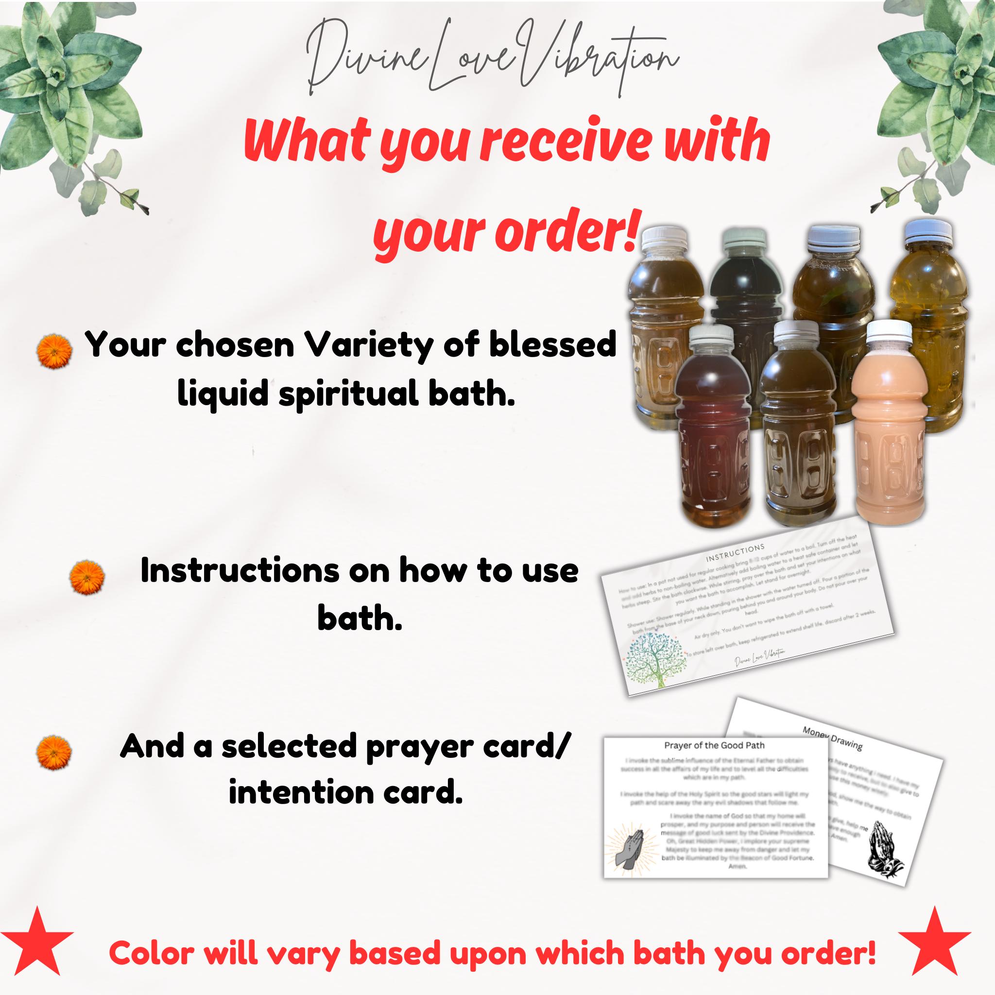 Spiritual Baths, Cleansing Bath, Protection, Road Opening, Uncrossing ...