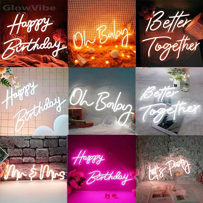 Personalized LED Neon Signs Custom Neon Lights Name Signs - Etsy Canada