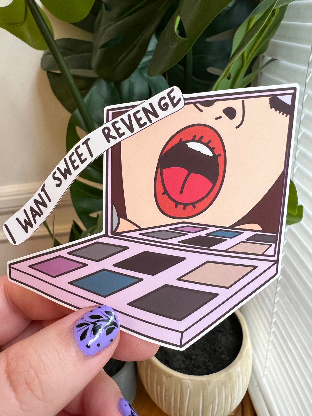 Get Him Back Palette Sticker water Resistant/matte Olivia Rodrigo Guts Inspired Sticker - Etsy