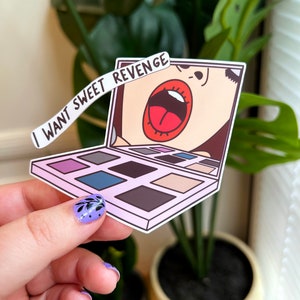 Get Him Back Palette Sticker waterproof/matte Olivia Rodrigo Guts ...