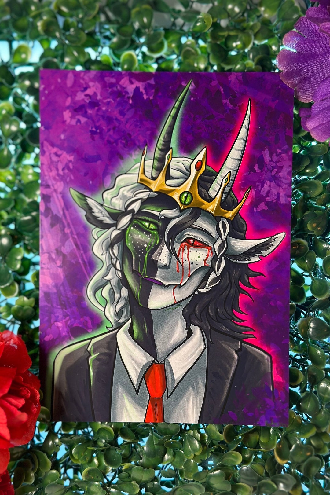 Ranboo SMALL PRINT Neon Lights 5x7 - Etsy