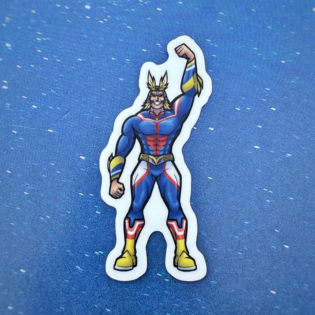 Mighty Hero Sticker - 3" (76.2 Mm) - Etsy