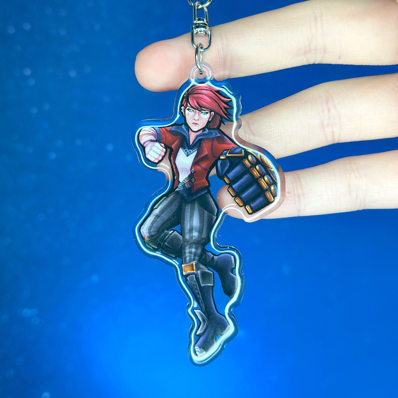 Violet Arcane Charm 3.5 88.9 Mm Arcane: League of Legends Keychain - Etsy