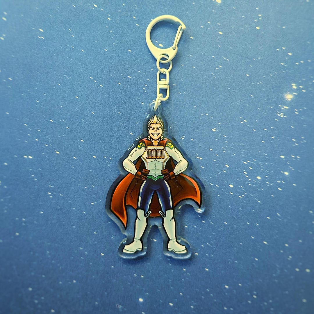 Million Hero Charm - 3" (76.2 Mm) MHA Keychain - Etsy