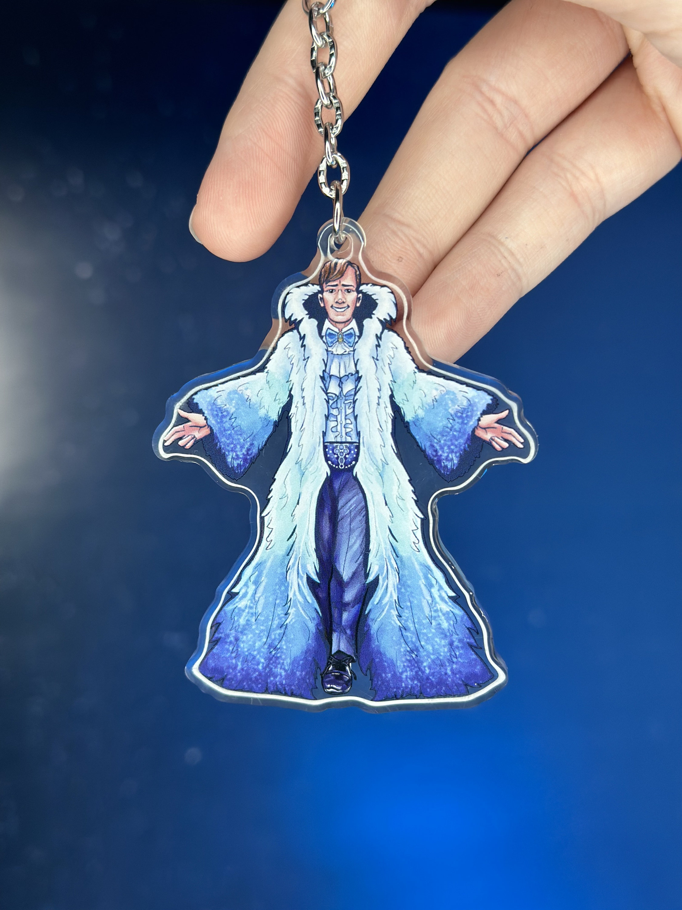 Angel Gabriel Jim Charm 3 76.2 Mm Good Omens Keychain - Etsy