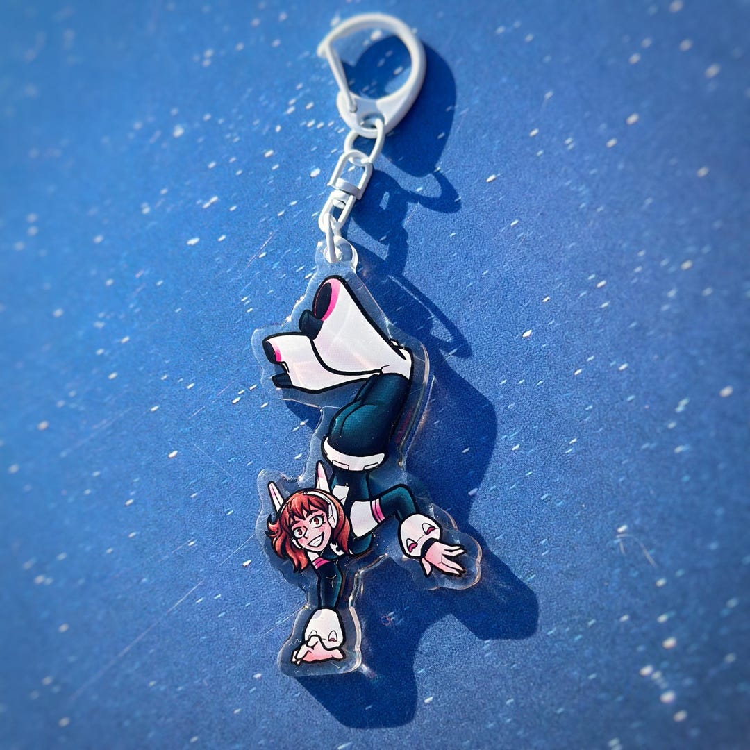 Gravity Hero Anime Girl - 3" (76.2 Mm) MHA Keychain - Etsy