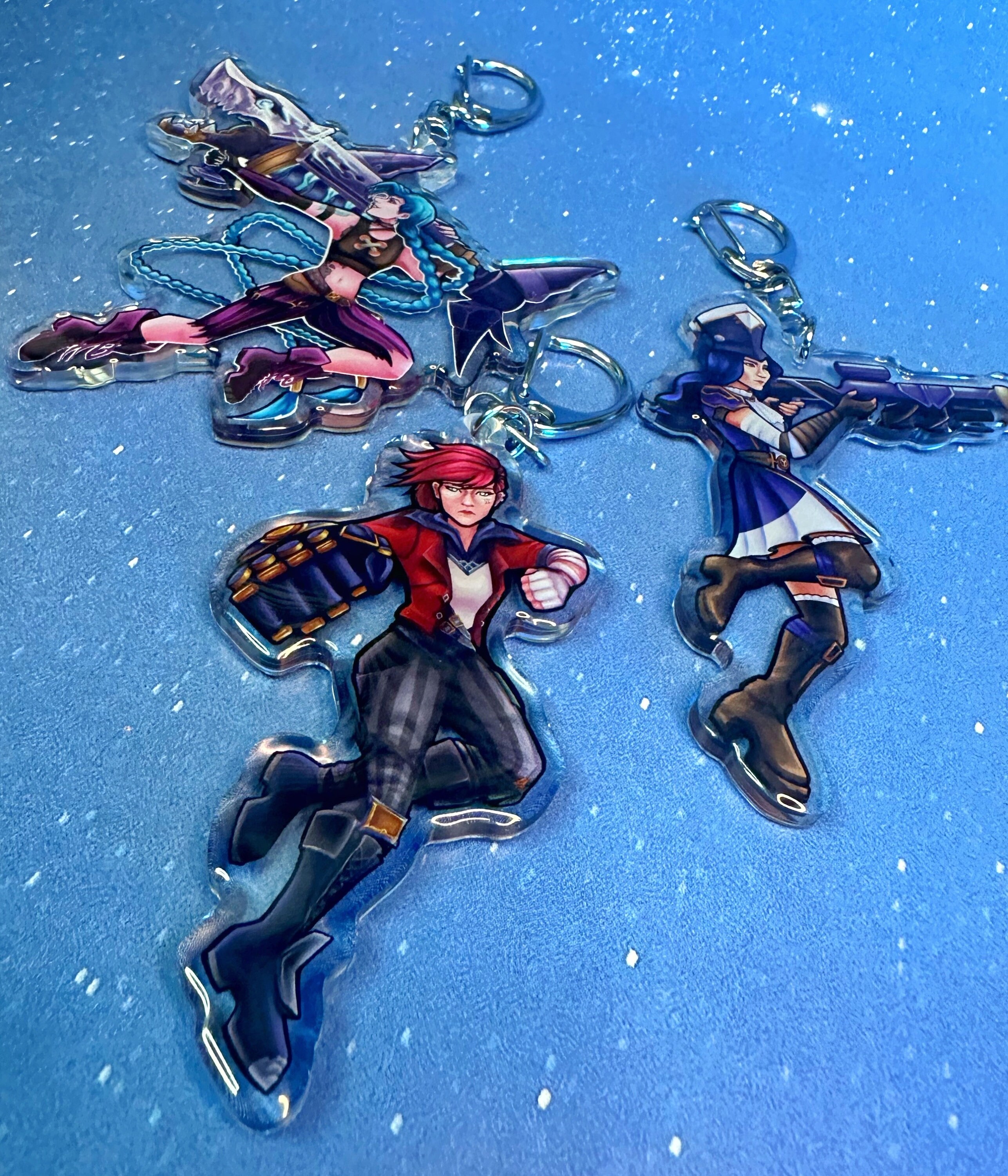 Violet Arcane Charm 3.5 88.9 Mm Arcane: League of Legends Keychain - Etsy