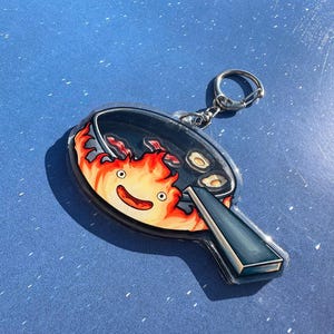 Cute Fire Demon Shaker Charm - 3" (76.2 Mm) SG Keychain - Etsy