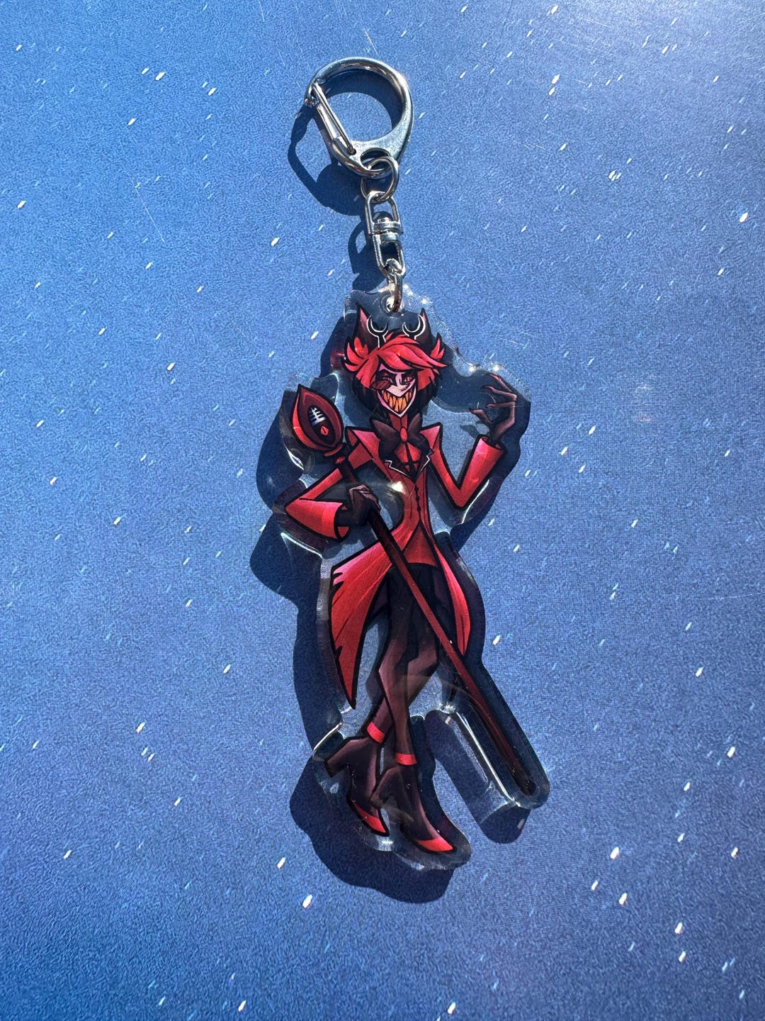 Alastor 3 76.2 Mm Hazbin Hotel Keychain - Etsy