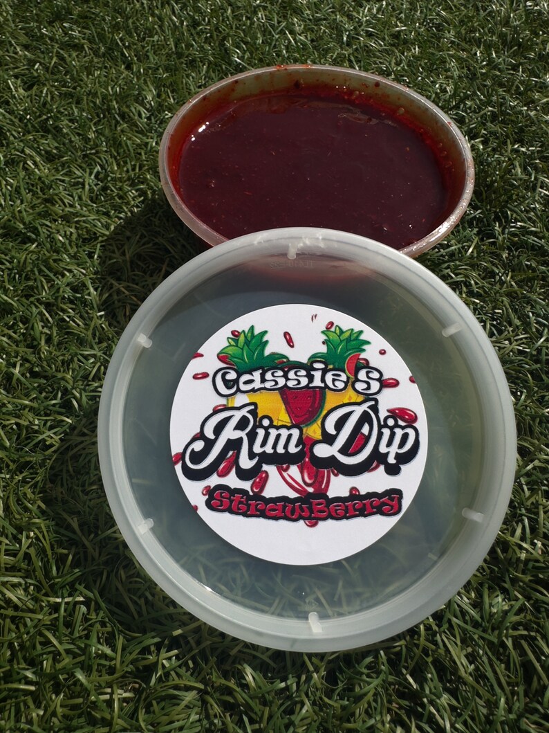 8 Oz Chamoy Rim Dip Spicy Chamoy Rim Dip Watermelon Pineapple Original ...