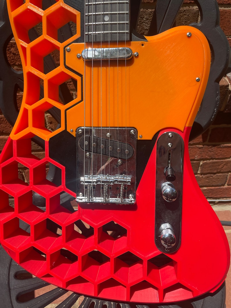 Custom Guitars Made With 3d Printing - Etsy