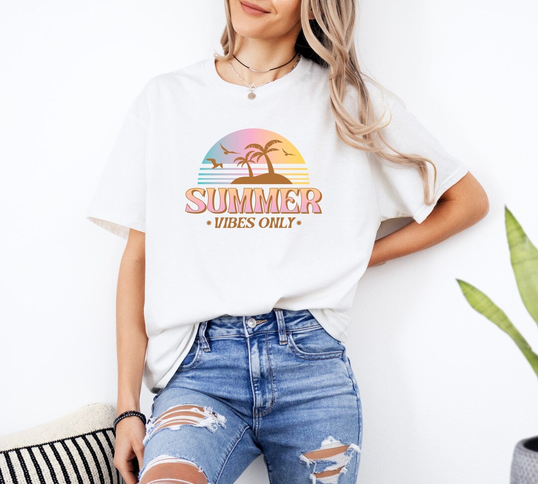 Summer Vibes, Hello Summer, Beach, Vacation, Trendy, Retro - Etsy