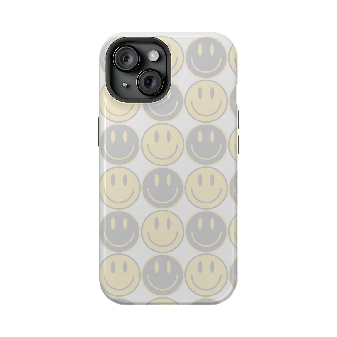 IPhone Magsafe Case Tough Cases Smiley Faces iPhone 15 iPhone - Etsy