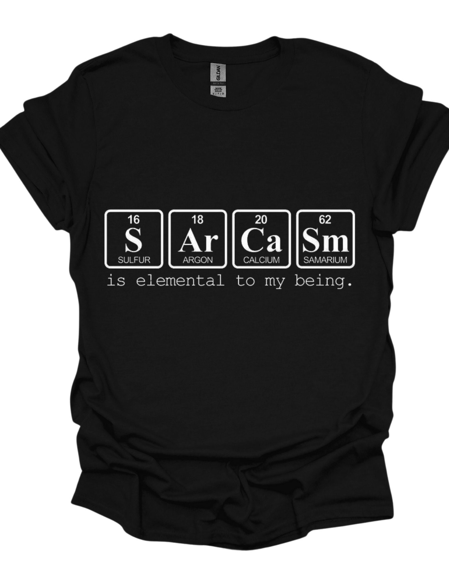 Sarcasm Elements Shirt, Sarcastic Personality Shirt, Funny Shirt ...