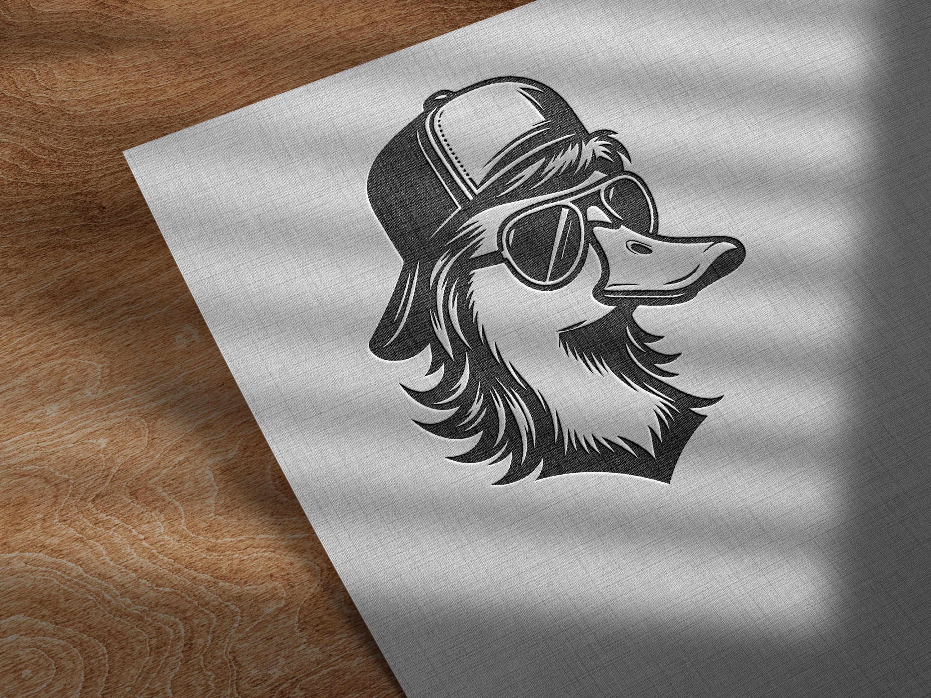 Duck Mullet With Sunglasses File | Mallard Duck Trucker Hat Silhouette ...