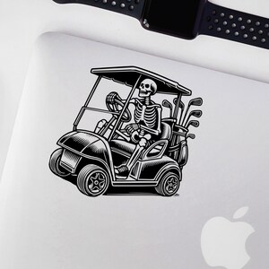 Skeleton Golf Cart Premium SVG for DIY Crafts and Project | Skull ...