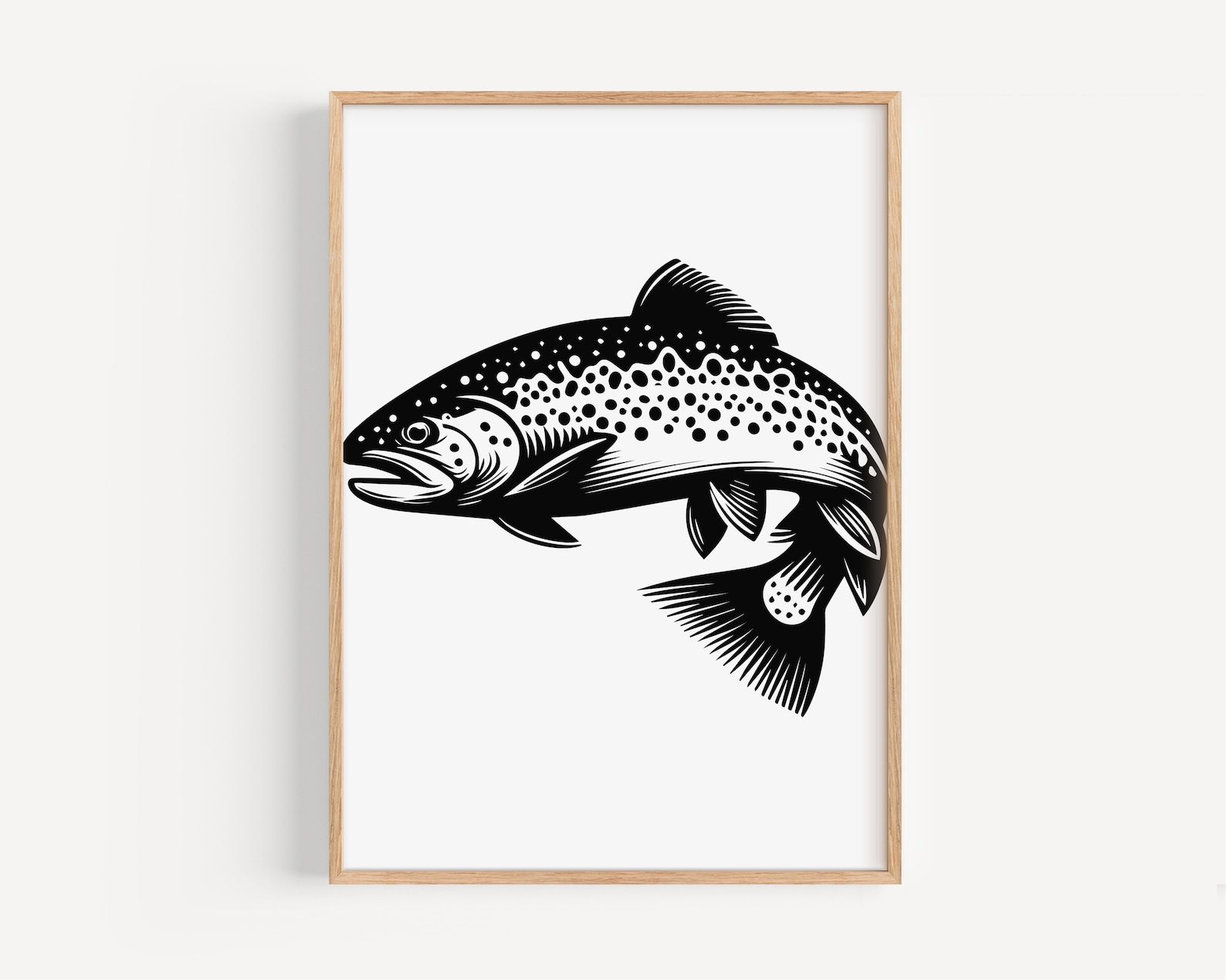 Rainbow Trout Cut Files | Rainbow Trout Fish Vector Graphic Silhouette ...